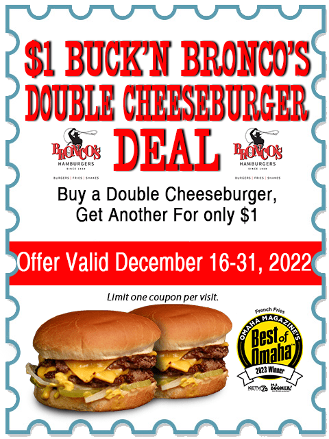 Beware Of Fake Coupons – Bronco's Hamburgers Omaha